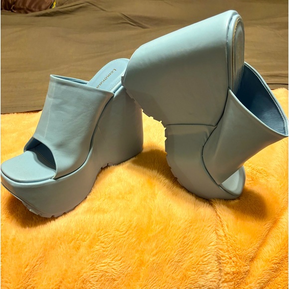 Shoes | Trendy Super Stacked Wedges | Poshmark